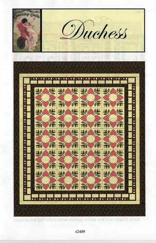 DUCHESS Quilt Pattern, Table Runner, Wall Hanging by Courtship Quilts ...