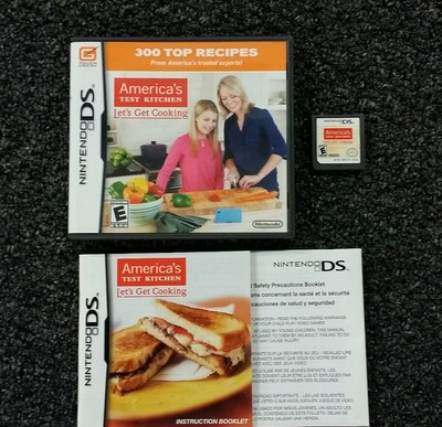 Nintendo DS Game 300 Top Recipes Americas Test Kitchen With Case ...
