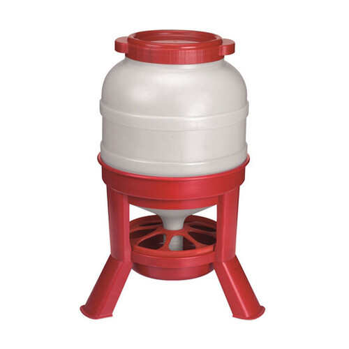 Plastique Dôme Volaille Mangeoire 45 Lbs Par Miller Little Giant ...