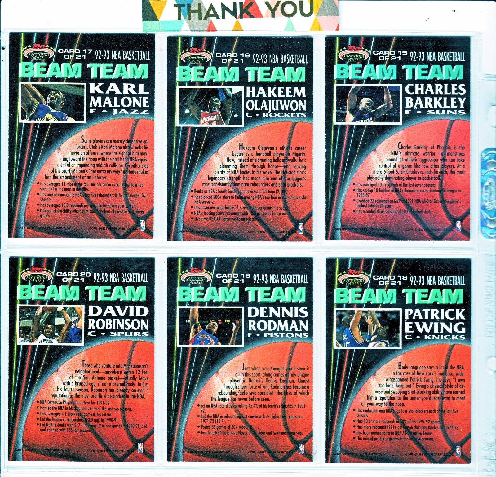 1992-1993 NBA Basketball Stadium Club Members Only Set + Partial Mo ...