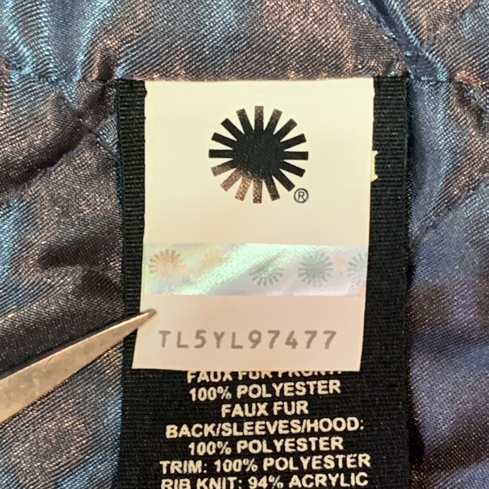 NEW UGG LETTY SHERPA BLOCK COAT JACKET BEIGE TEAL FULL LENGTH FAUX FUR ...