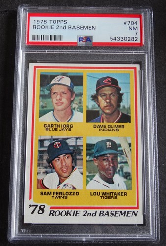1978 Topps #704 Lou Whitaker RC Rookie 2nd Basemen Baseball Card PSA 7 NM | eBay