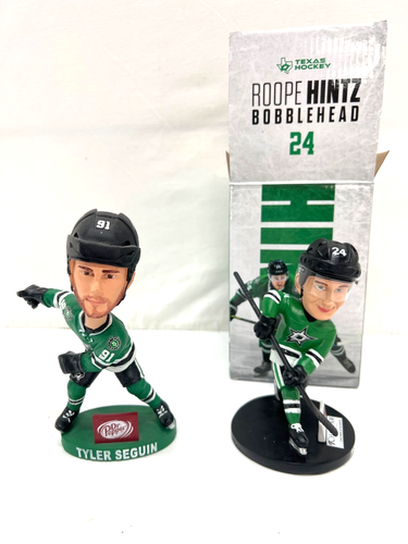 Lot of 2 NHL Dallas Stars Bobbleheads: Tyler Seguin & Roope Hintz | eBay
