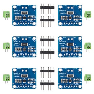 INA219 I2C Current Sensor 6 PCS Bi-Directional DC Power Supply Module ...