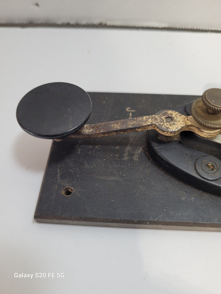 WWII US MILITARY MORSE CODE KEY J-47 STRAIGHT KEYER J-37 TELEGRAPH | eBay