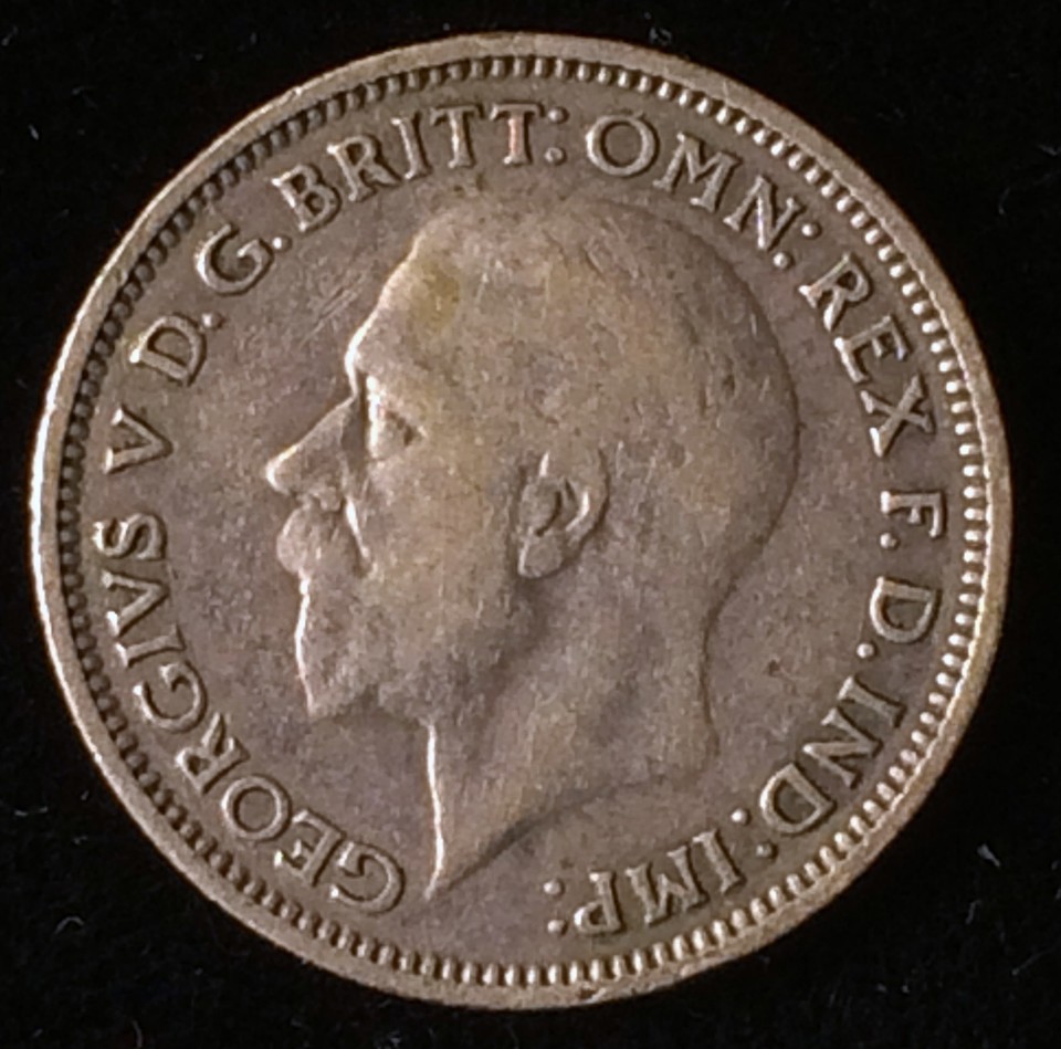 1935 England Silver Six Pence (6P) King George V | eBay