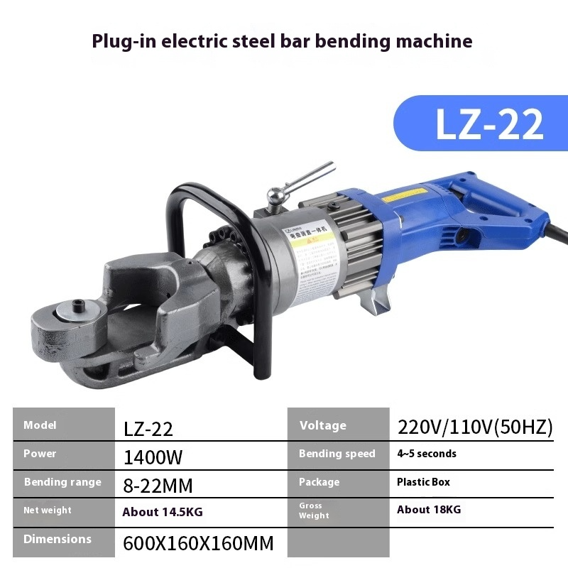 Portable Electric Steel Bending Machine Hoop Bender Portable Bending ...