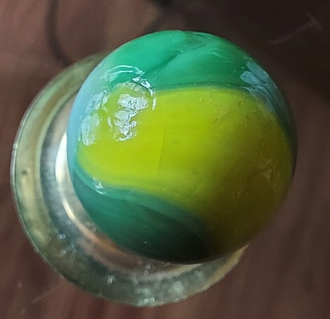 Vitro Agate Tiger Eye Patch Marble, Green, White, Yellow, .65, HTF ...