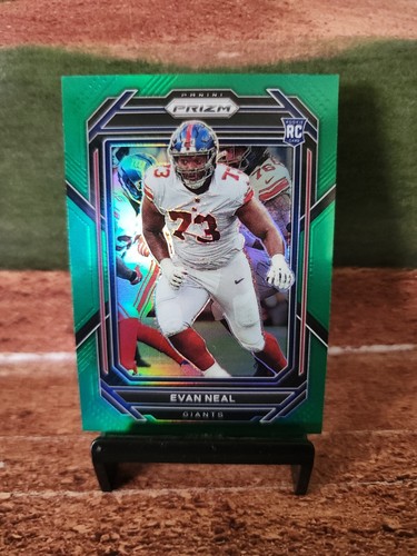 2022 Evan Neal Panini Prizm Green Prizm Rookie Card #367 New York ...