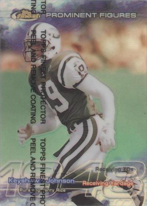 1999 Topps Finest - Prominent Figures Keyshawn Johnson #PF56 /1848 for ...
