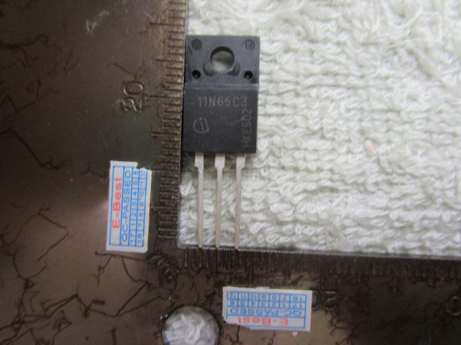 3pcs 1N65C3 1IN65C3 IIN65C3 SPA 11N65C3 SPA11N65C3 TO220F-3 Transistor ...