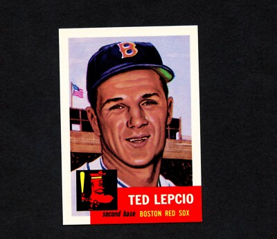 1991 Topps Archives The Ultimate 1953 Set Ted Lepcio #18 ~ Boston Red ...