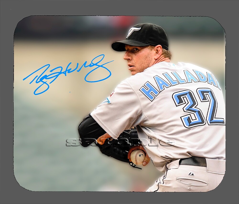 Roy Halladay Toronto Blue Jays Facsimile Autographed Mouse Pad Item ...