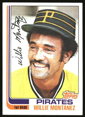 1982 Topps Willie Montanez 458 Pittsburgh Pirates Ebay De