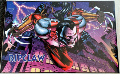 RIPCLAW Image Comics Cyber Force Hero Vintage 1993 22x34 Wall POSTER | eBay