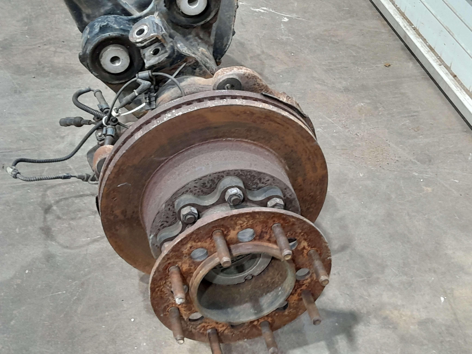 08-10 Ford F-350 Dually Front Axle Assembly 95K Miles 4.10 Ratio OEM ...