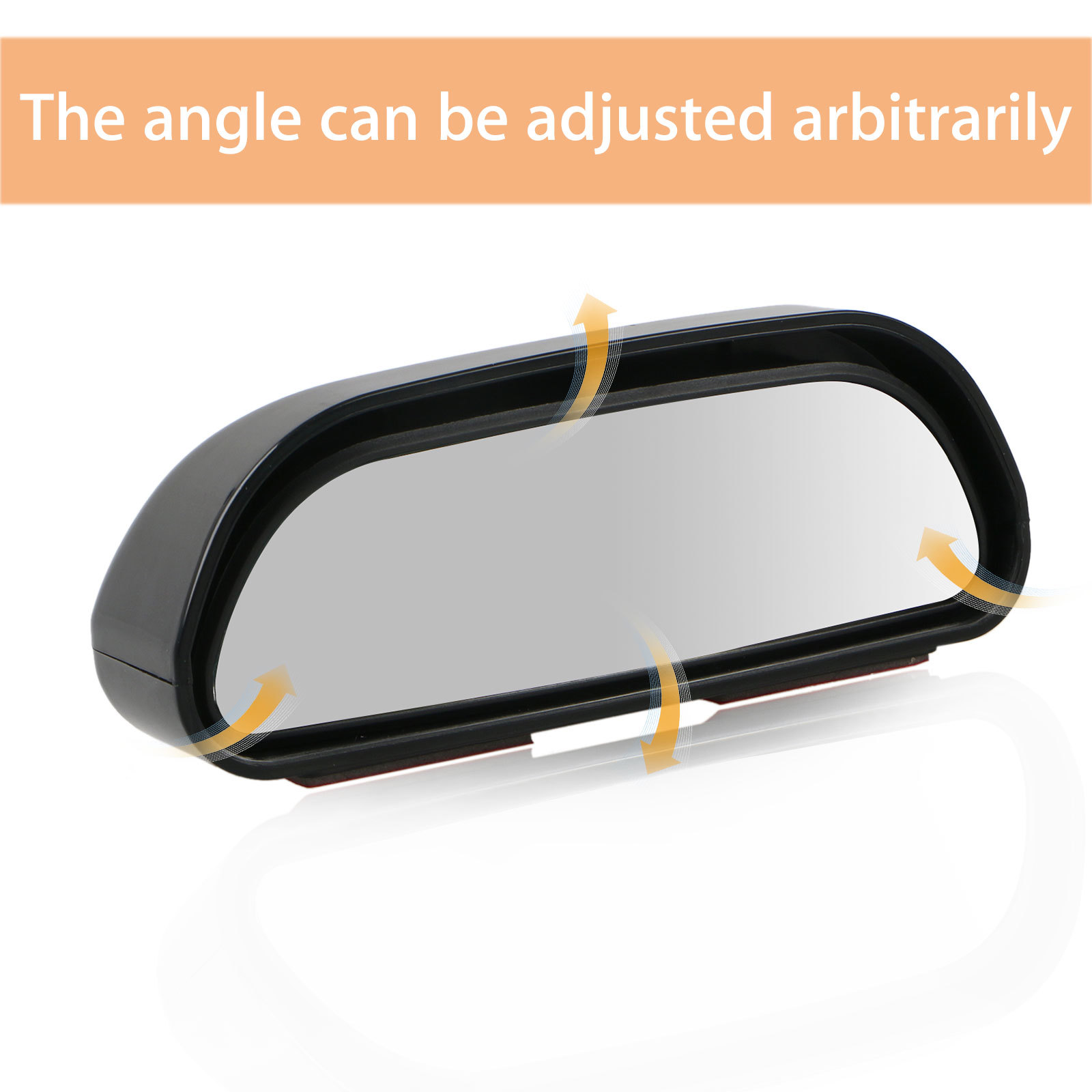 2PCS Universal Car Auto 360° Wide Angle Rear Side View Convex Blind ...