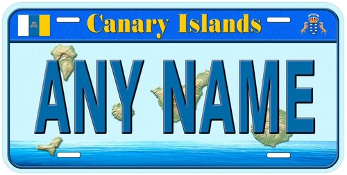 Canary Islands Custom Personalized Novelty Car Tag License Plate | eBay
