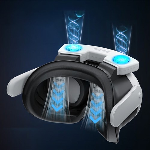 VR Cooling Fan Air Circulation Breathable 3 Speeds for Meta Quest 3 ...