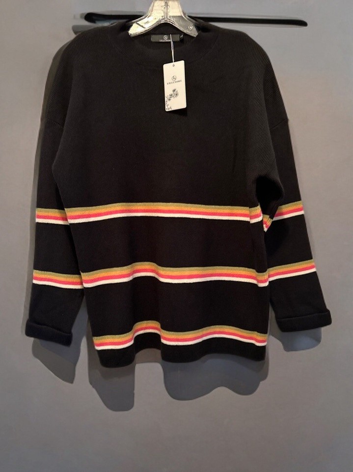 New With Tag Women’s Long Drop Sleeve Crew Neck Over Sized Sweater ...