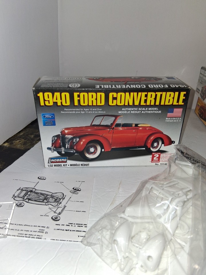 Model Kit Lot 1/32 Lindberg 36 Ford 32 Chevy Two 40 Ford 34 Ford | eBay