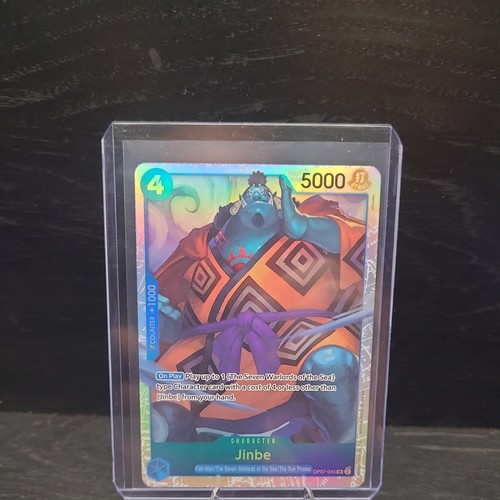 Jinbe SR Super Rare Op07-045 One Piece trading Card Game * ENGLISH * | eBay