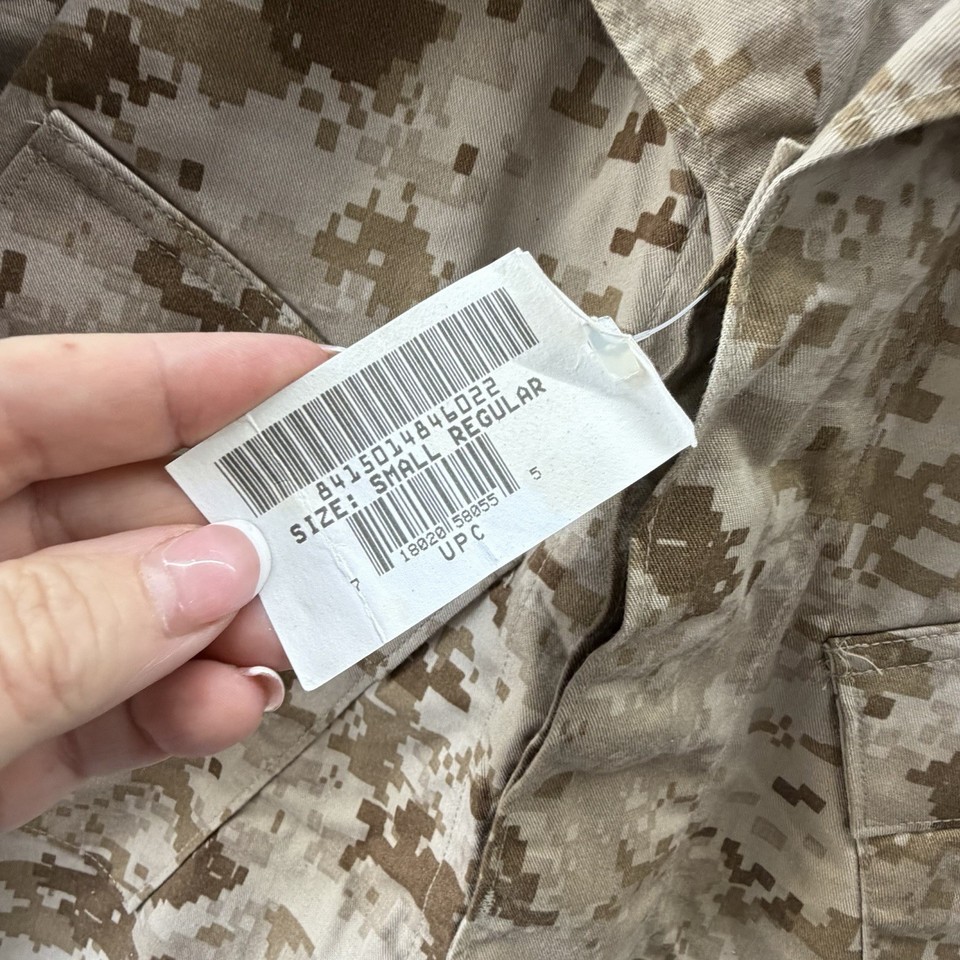 US Marine Corps Desert MARPAT Blouse Top Size Small Regular Digital ...