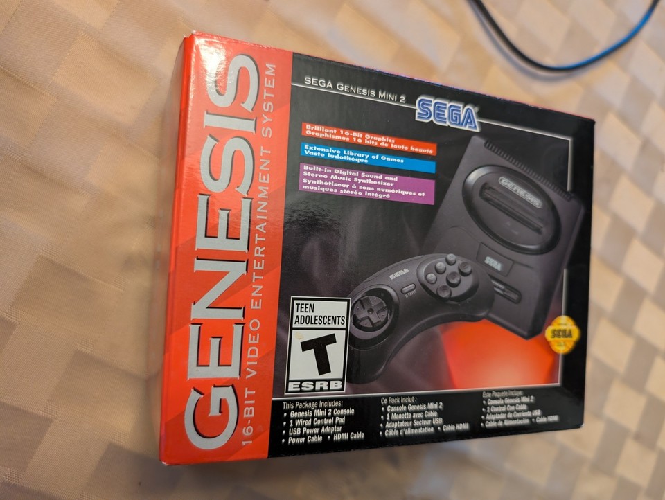 Sega Genesis Mini 2 Console, Controller, and Cords | eBay