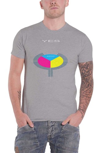 Yes T Shirt 90125 Album Band Logo Nue offiziell Herren Grau | eBay.de