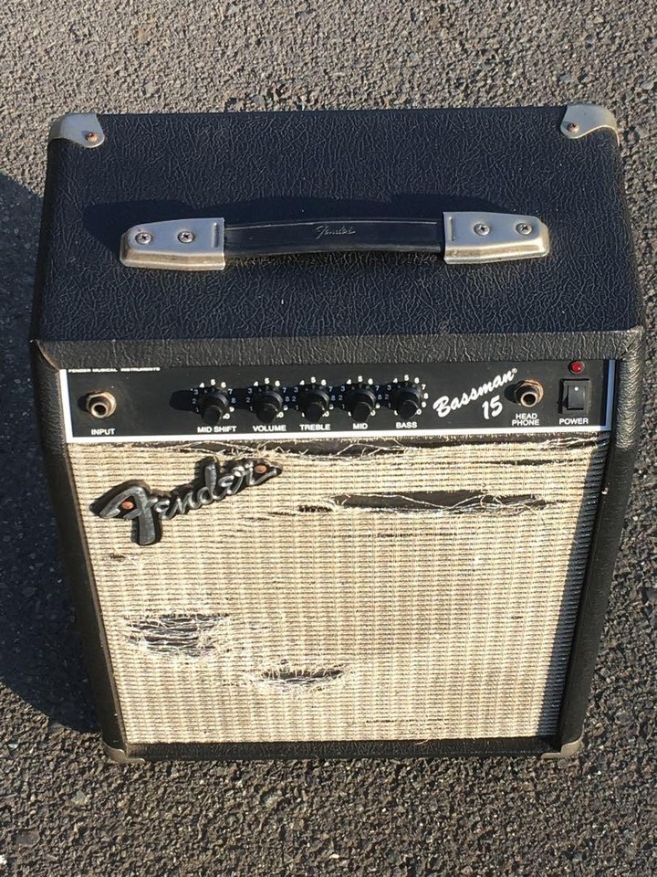 Fender Japan Bassman 15 Bass Amp Vintage Cleaned Tested No Scratch | eBay