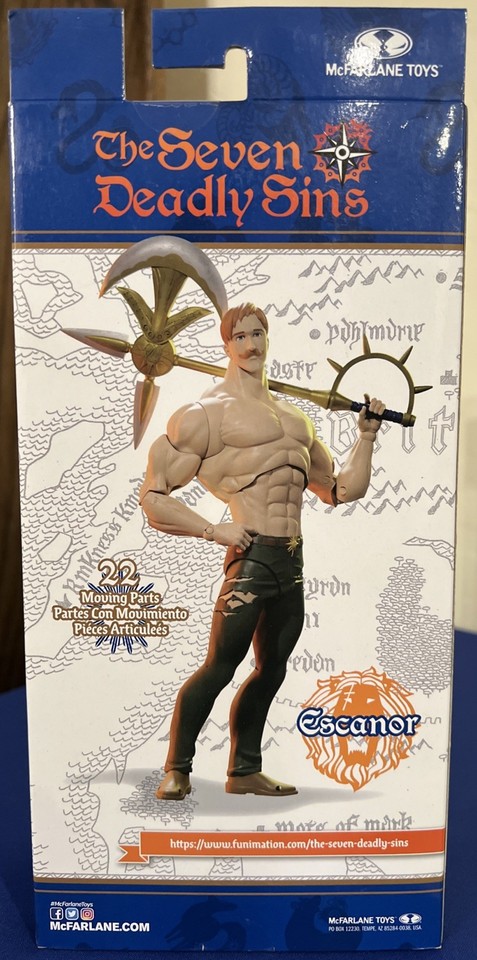 The Seven Deadly Sins ESCANOR McFarlane Toys 2021 Funimation | eBay