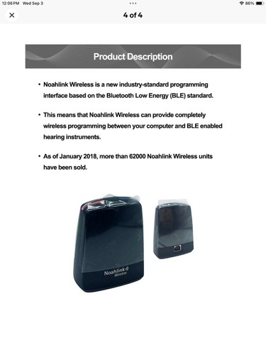 Noahlink Wireless Bluetooth Hearing Aids Programmer Integrated BLE ...