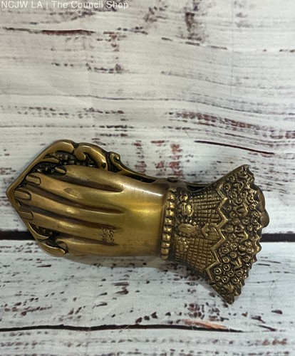 Vintage Style Hand Shaped Paper Clip Brass | eBay