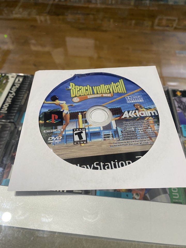 Summer Heat Beach Volleyball (PS2, 2003) Polished Disc Only PlayStation ...