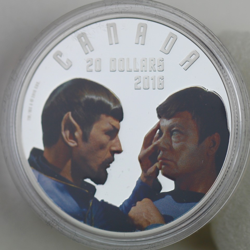 2016 $20 Iconic Star Trek Scenes: Mirror, Mirror, 1 oz Pure Silver ...