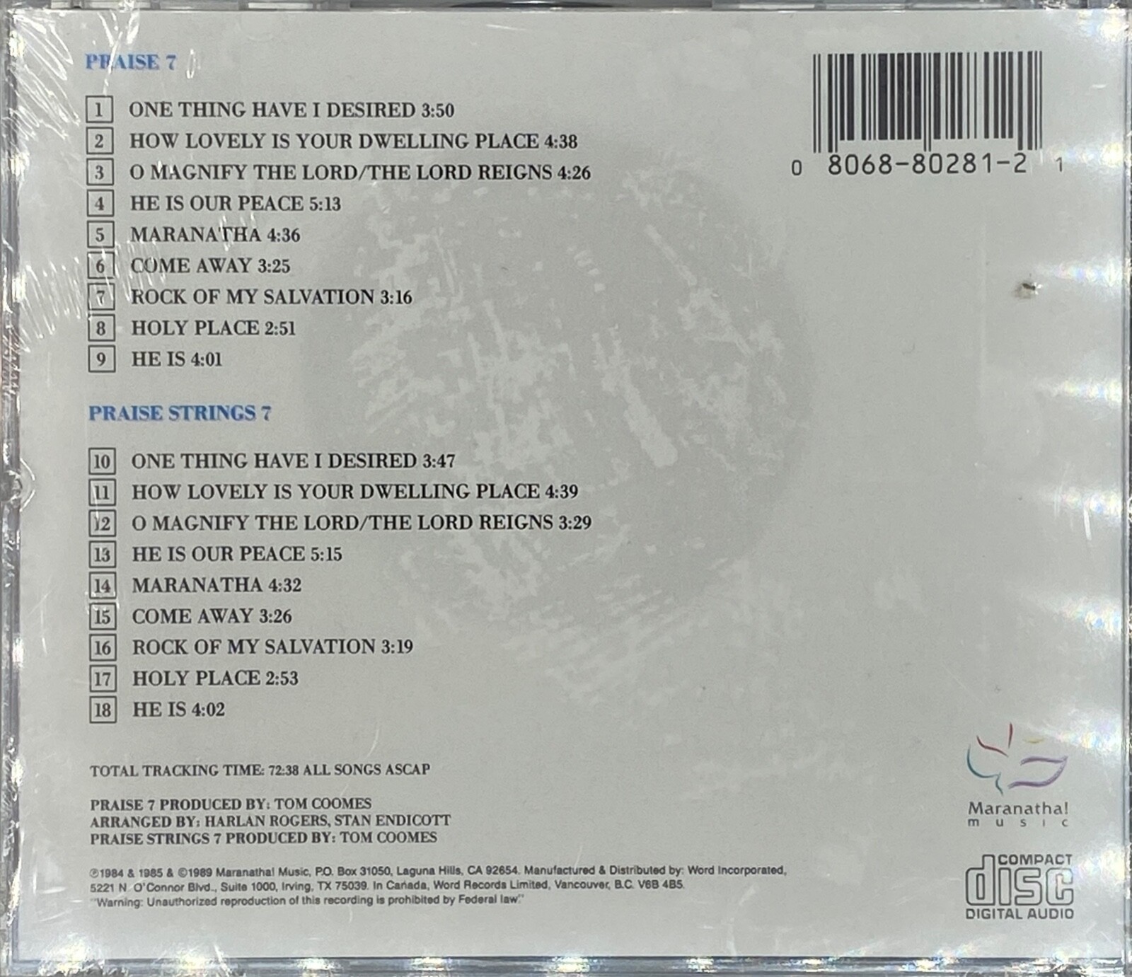 OOP Brand NEW RARE Double Praise 7: Praise 7/ Instrumental Praise 7 ...