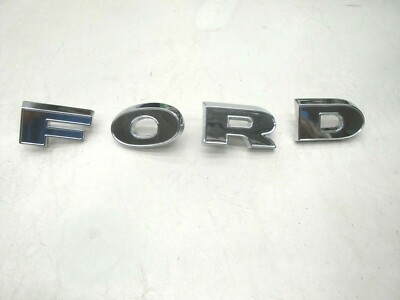 1962 1963 1964 62 63 64 FORD TRUCK HOOD LETTERS CHROME F100 F250 F350 ...