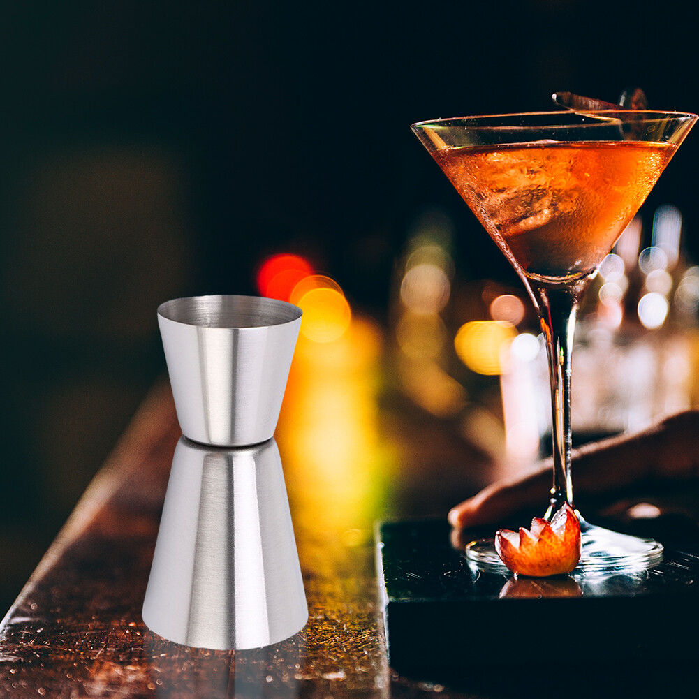 Double Jigger Shot Glass Measuring Cup for Bartender Bar Supplies (20 ...