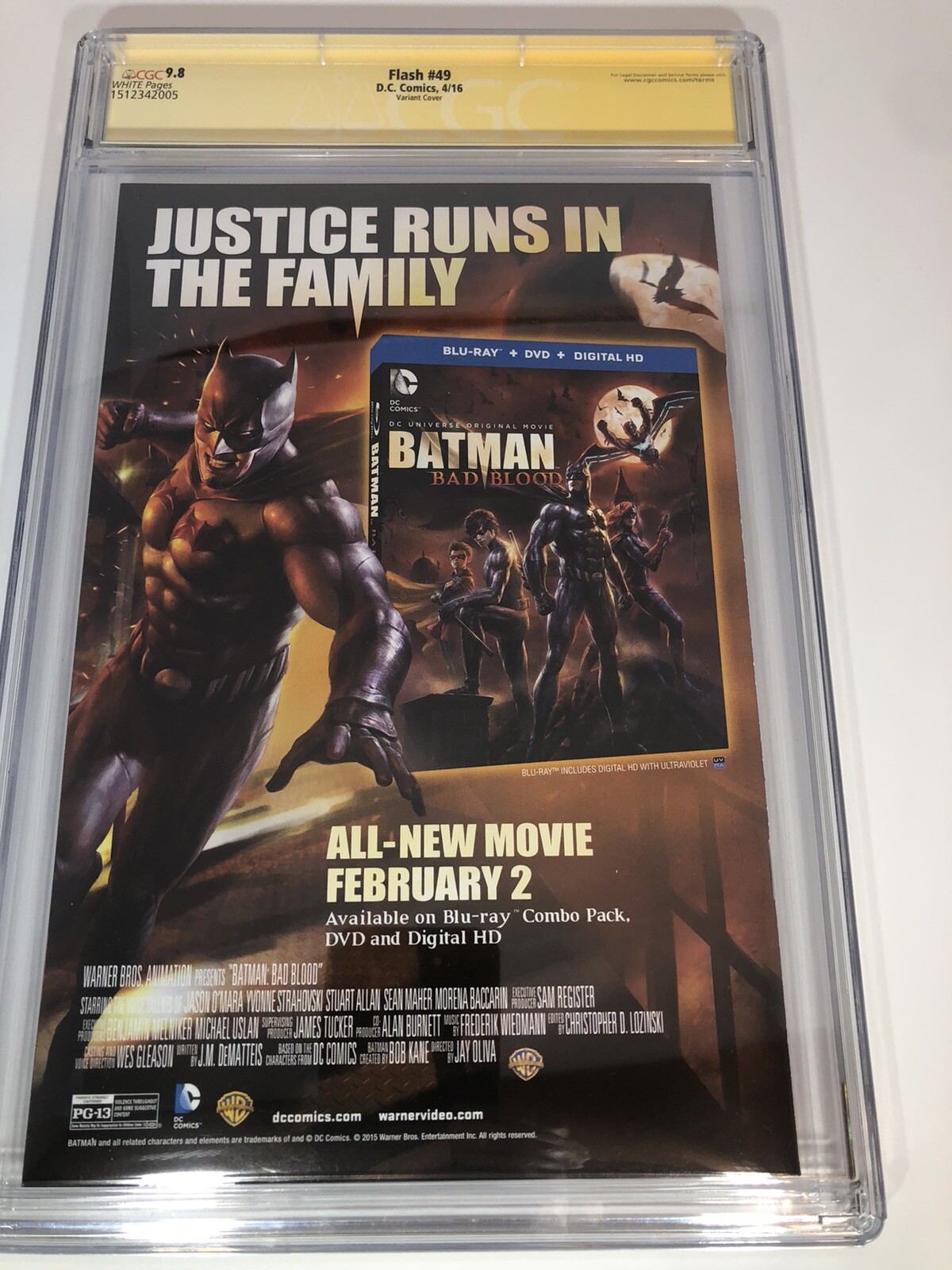 Flash 49 CGC 2XSS 9.8 Neal Adams Frank Miller Variant Cover 2016 ...