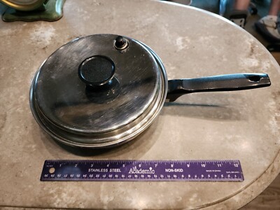 Royal Prestige 9" Skillet 7 Ply Titanium Stainless Fry Pan With Vented ...