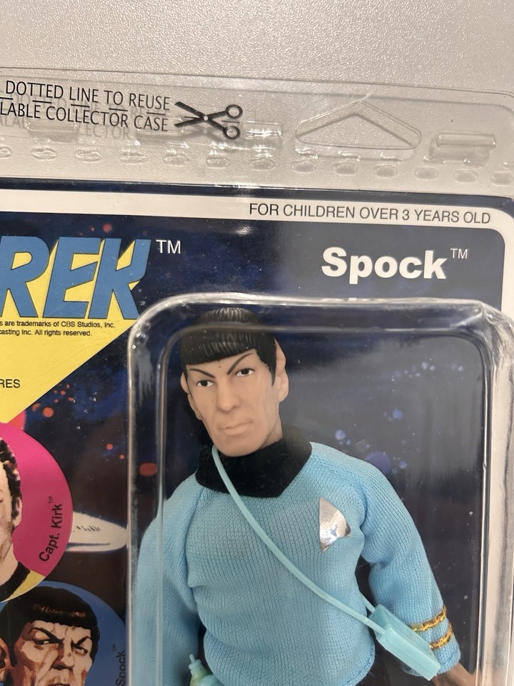 Diamond Select Toys Star Trek SPOCK 8 in retro Mego cloth action figure ...