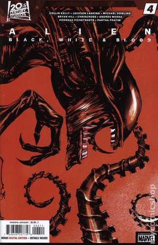 Alien Black White and Blood #4A VF 2024 Stock Image | eBay