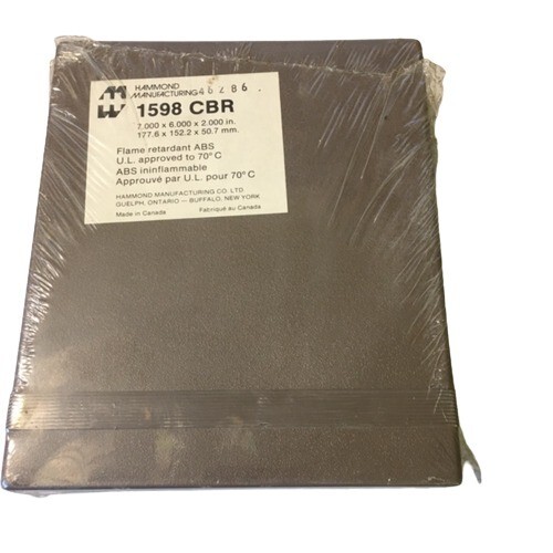 Hammond Manufacturing 1598CBR ABS Plastic Clam Shell Body Enclosures w ...