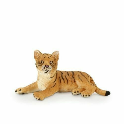 Mojo Tiger Cub Hand Painted Replica Wild Animal Collectable Toys ...