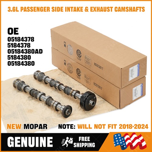 Right Intake Camshaft 5184380AH 5184378AH For 2011-2021 Jeep Dodge ...