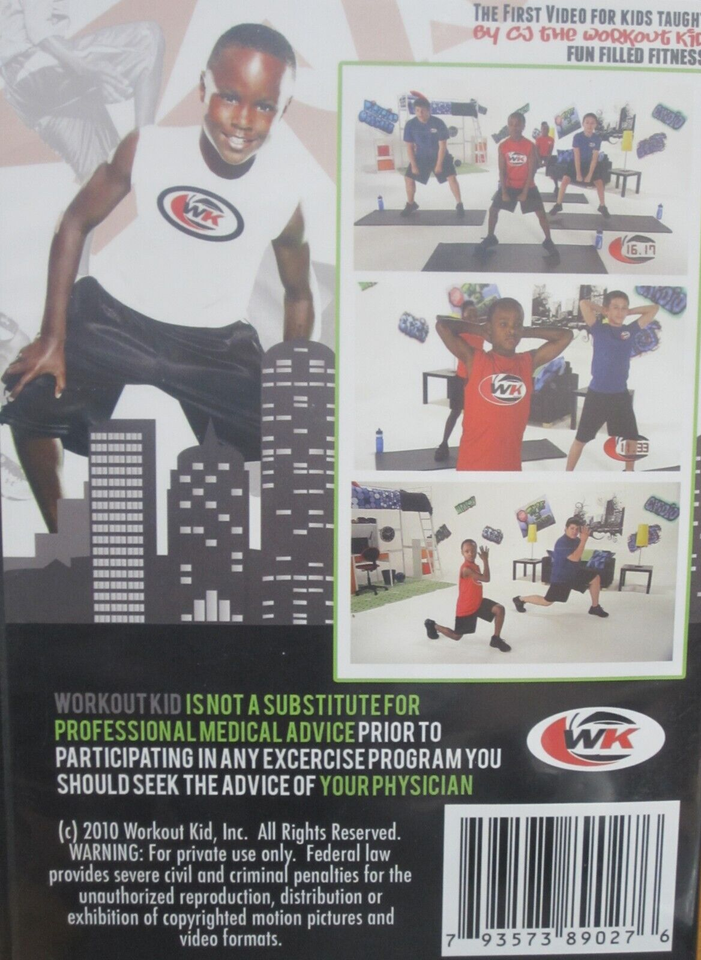 Workout Kid! The Premiere Kids Workout (2010 DVD New Sealed) | eBay