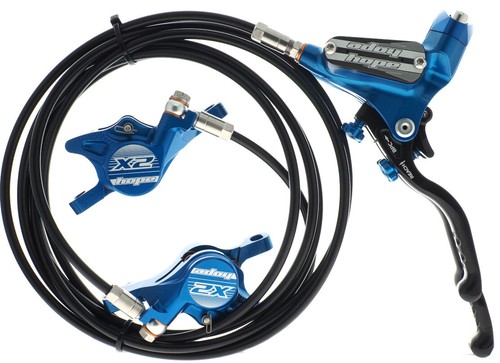 HOPE Tech3 X2 Duo Disc Brake Set~Lever(Left OR Right)/Caliper(F+R) Blue ...