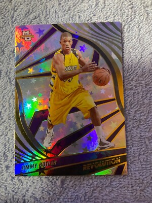 Jimmy Butler ASTRO SP Marquette 2022 Panini Chronicles Revolution Foil ...