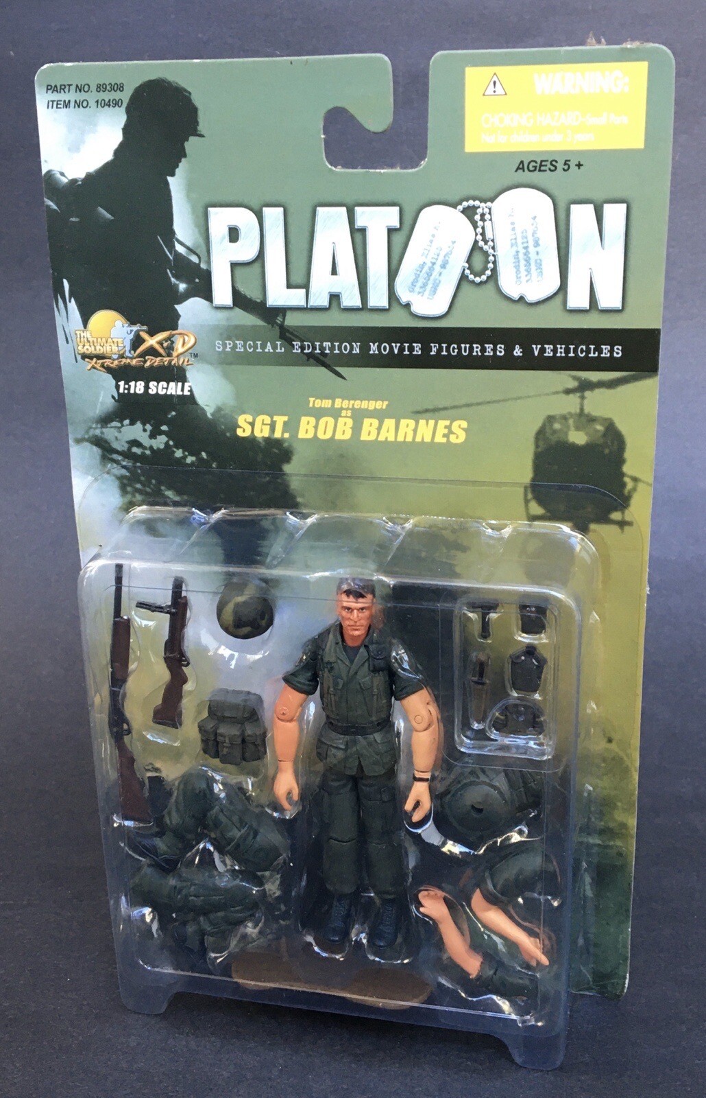 1:18 21st Century Toys Ultimate Soldier Vietnam War Platoon Barnes Tom ...