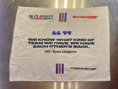 2023 New York Rangers Stanley Cup Playoffs Rally Towel - Round 1, Game ...